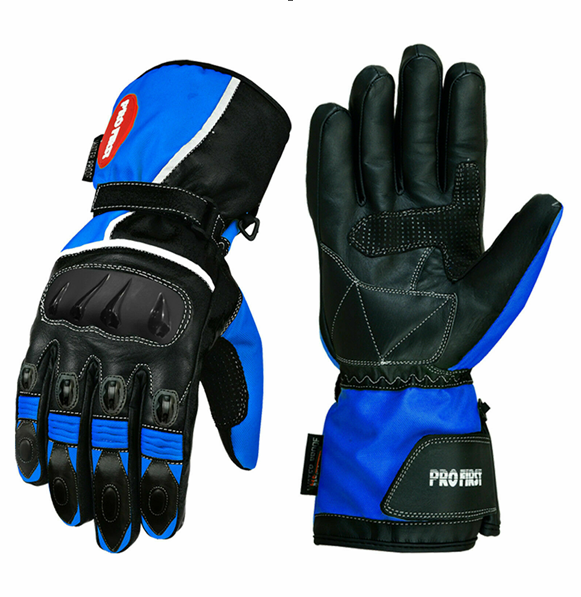 Profirst Motogrip Motorbike Men Gloves Blue – Whizzmoto