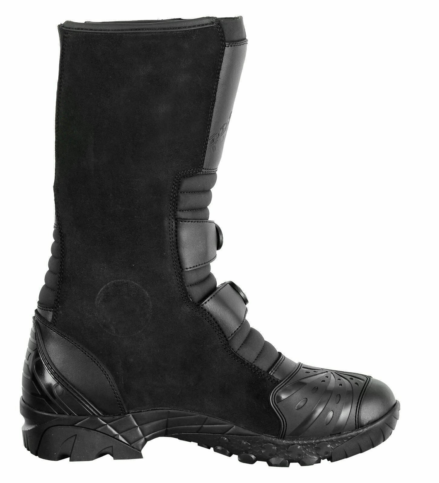 Profirst Neo Gilde Motorbike Men Touring Boots Black – Whizzmoto