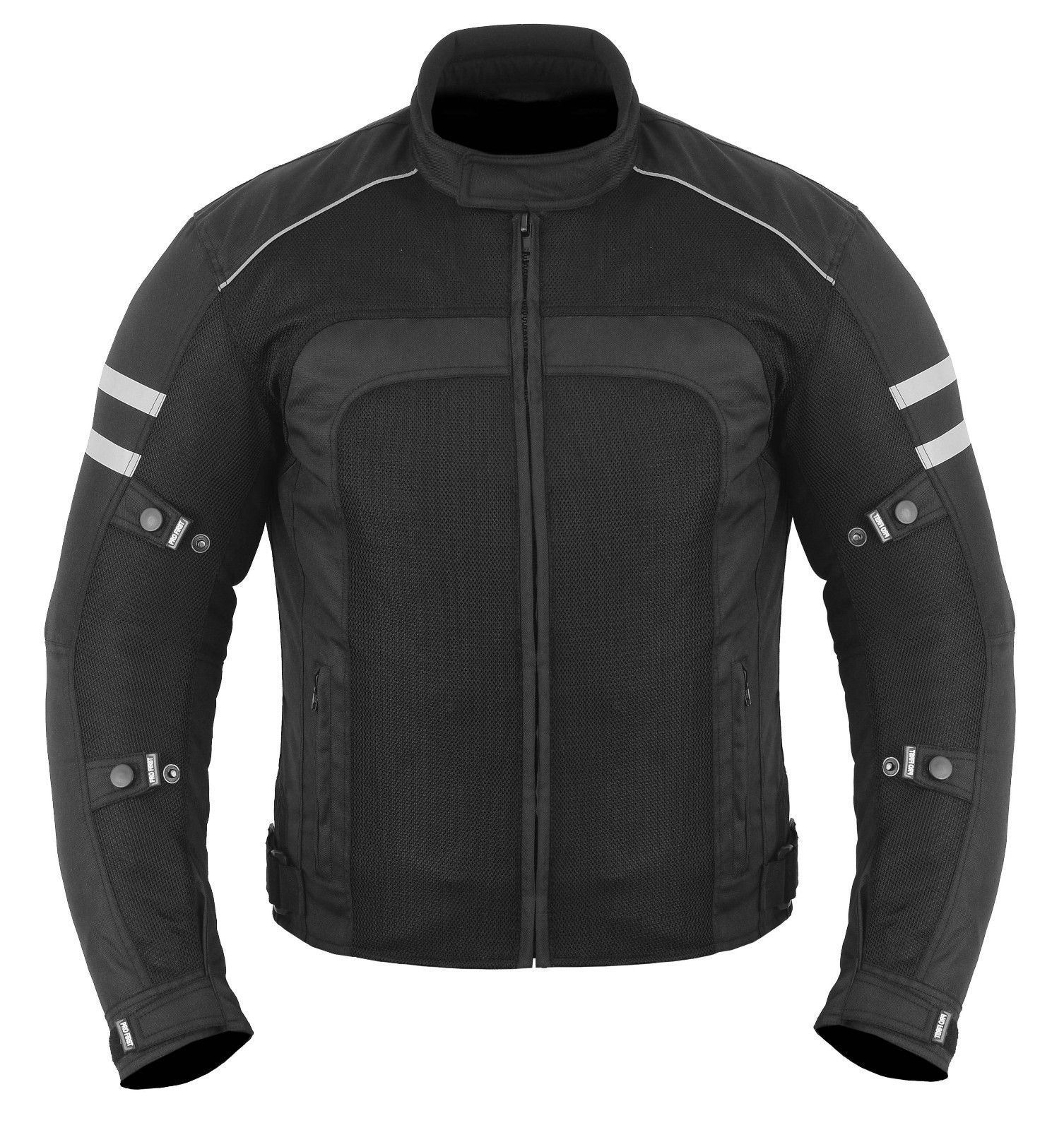 Profirst Summer Motorbike Men Jacket Black – Whizzmoto
