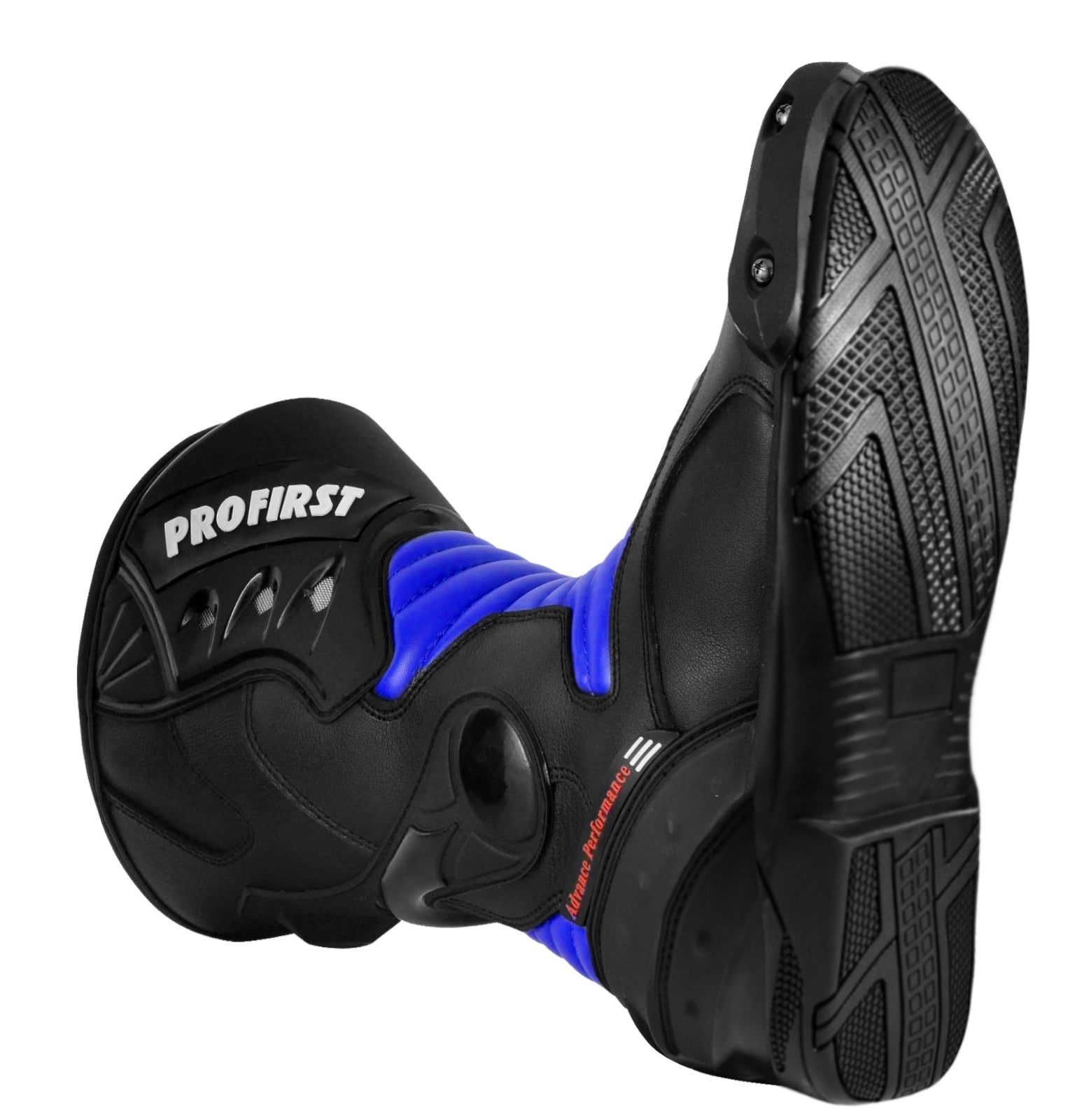 Profirst Thunder Strike Motorbike Men Boots Blue – Whizzmoto