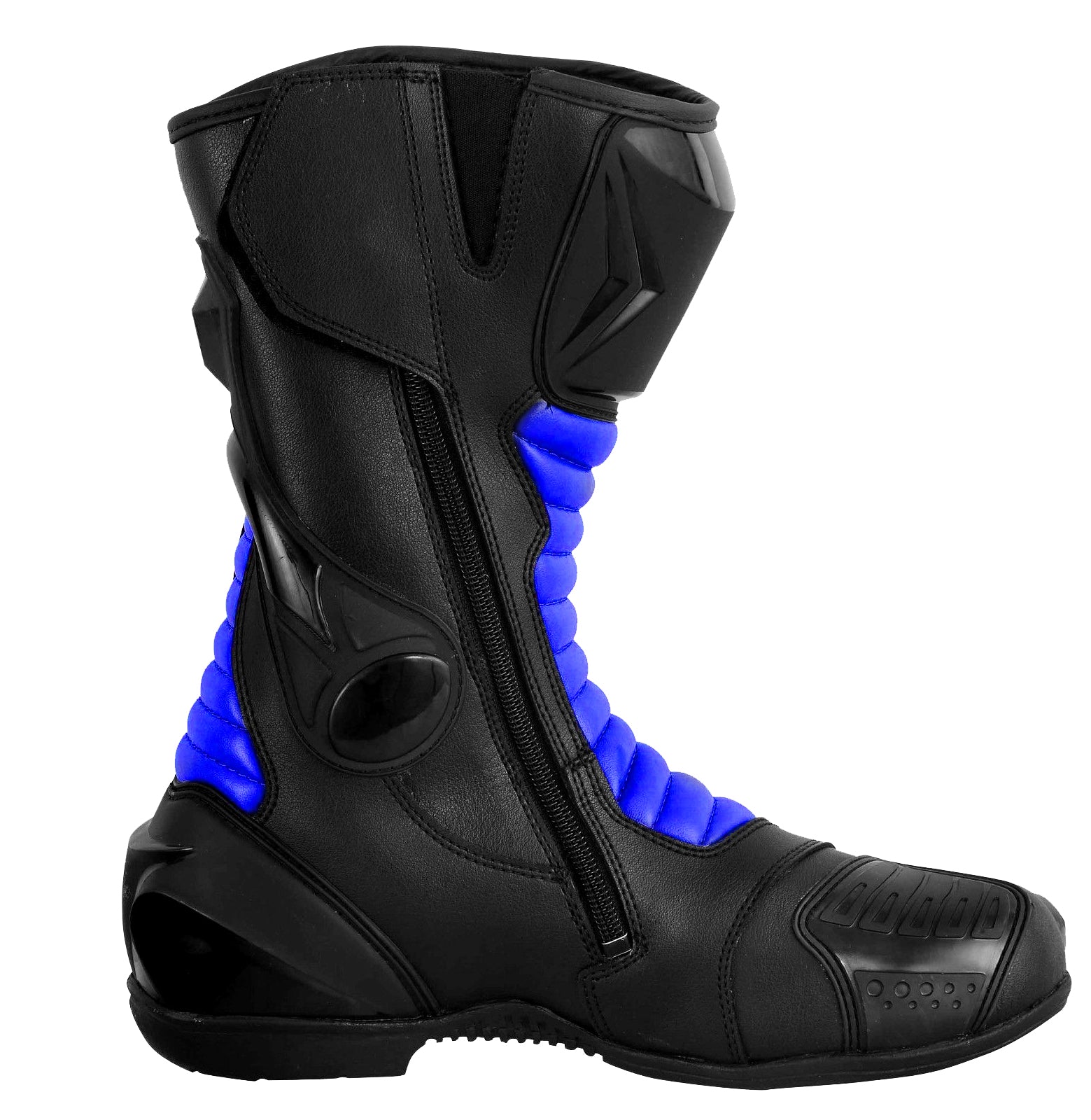 Profirst Thunder Strike Motorbike Men Boots Blue – Whizzmoto